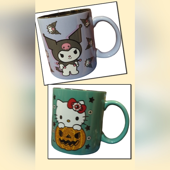 Sanrio | Dining | Sanrio Coffee Mugs Hello Kitty Or Kuromi Nwot | Poshmark